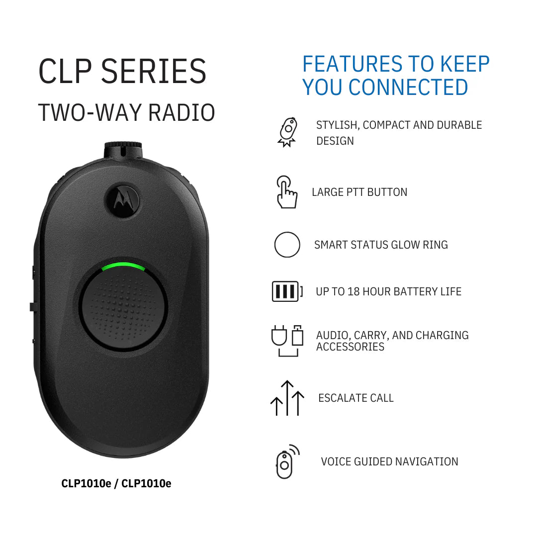 Motorola CLP Series Two-Way Radios | Enhance Business Communication ...